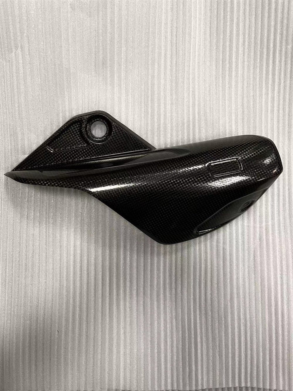 Carbon Fiber Motorcycle Exhaust Pipe Anti Heat Cover Customized Carbon ...