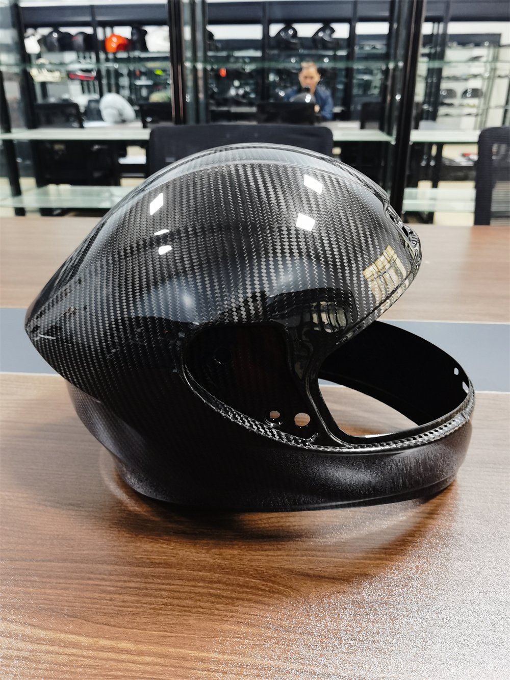 Customize Motorcycle Half Helmets Carbon Fiber Helmets Shells from ...