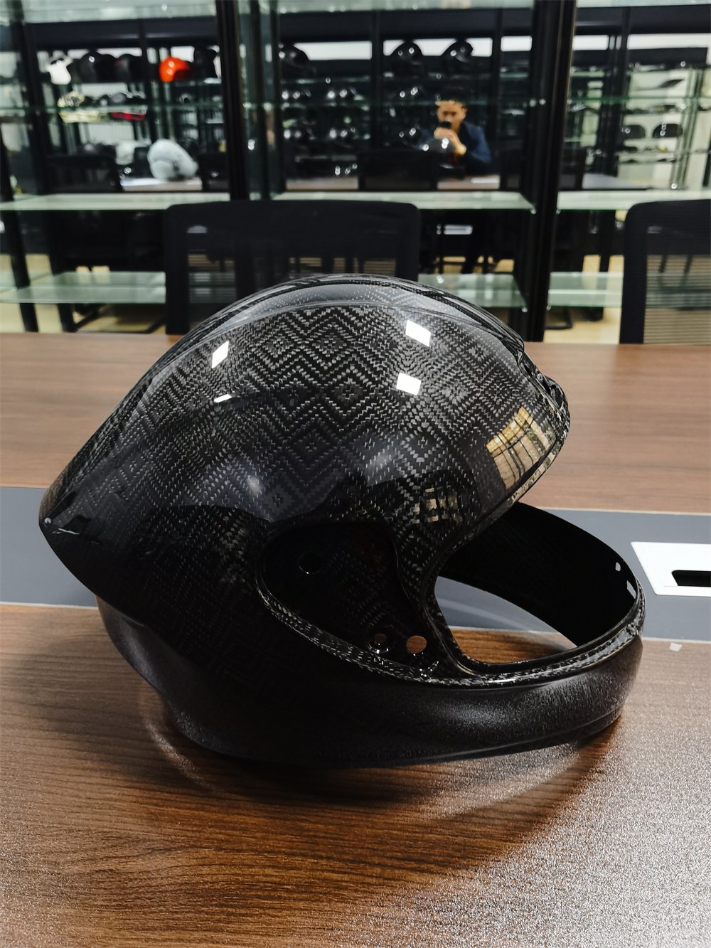 Customize Half Helmets Motorcycle Helmets Shells Carbon Fiber from ...